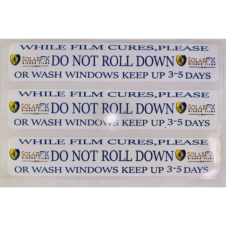 Roll Down Stickers